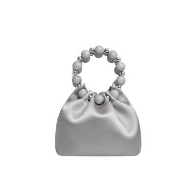 Mini Silver Diamond Handbag - Verafied New York