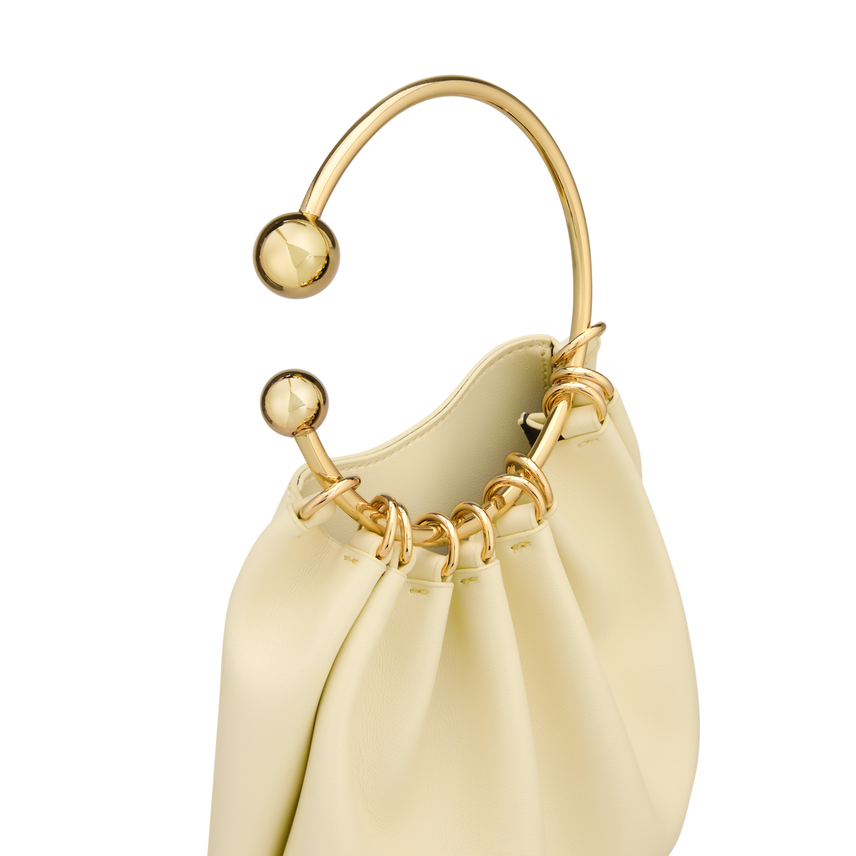 Butter Circle Ring Handle Bag - Verafied New York