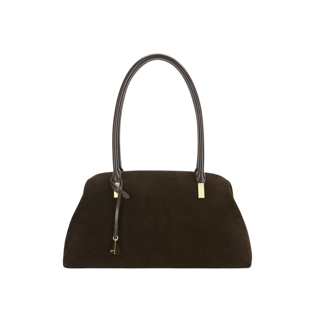 Mini Gold Chocolate Hobo Shoulder Handbag - Verafied New York