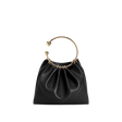 Mini Black Ring Handle Shoulder Bag - Verafied New York