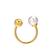 Pearl Open Ring - Verafied New York