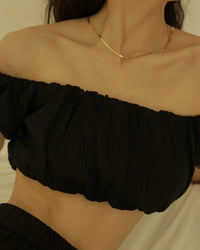 Anne Pearl Drop Necklace - Verafied New York